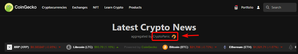 How can I add information to your news feed? – CoinGecko