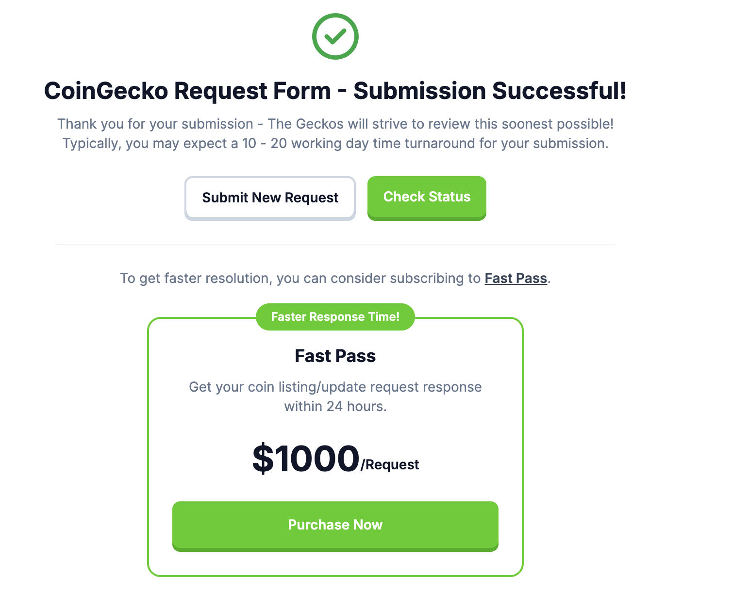How to Purchase CoinGecko Fast Pass? – CoinGecko