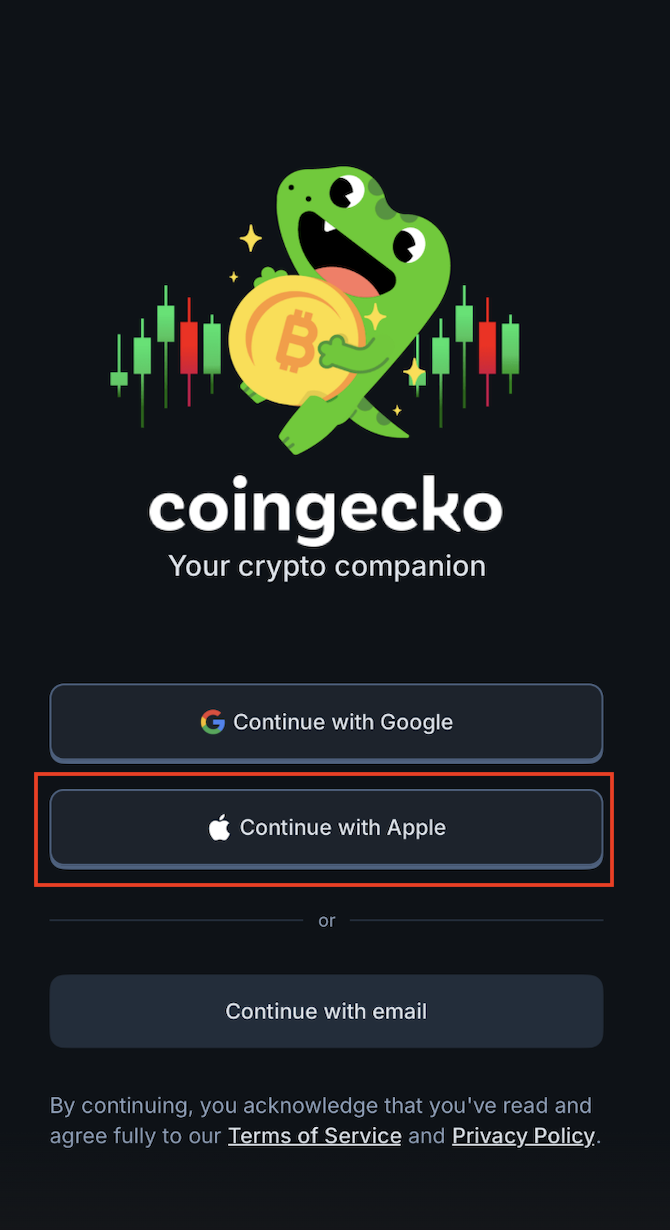 New changes to how you access your CoinGecko account – CoinGecko