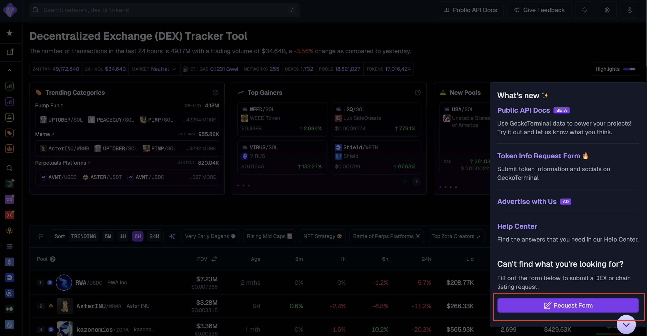 How to integrate Non-EVM Chain/DEX on GeckoTerminal? – CoinGecko